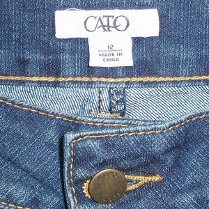 Cato | Jeans | Cato Womens Denim Cuff Capris Size 2 | Poshmark